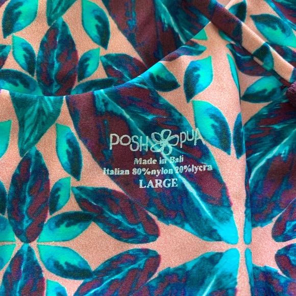 Posh Pua | Swim | Posh Pua Lani One Piece Rose Tapa L | Poshmark